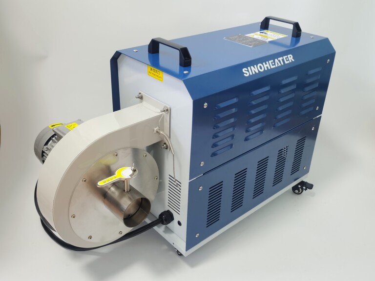 Techniques for heating chips with a hot air blower during the ...